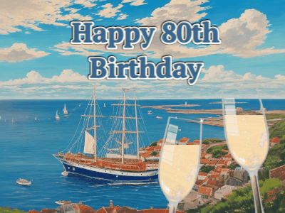 Happy 80th Birthday GIF 39