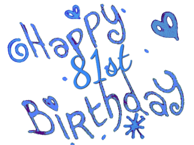 Happy 81st Birthday GIF 139