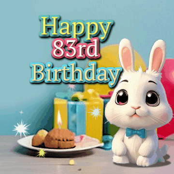 Happy 83rd Birthday GIF 120