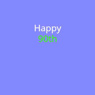 Happy 90th Birthday GIF 136