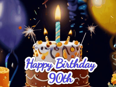 Happy 90th Birthday GIF 148