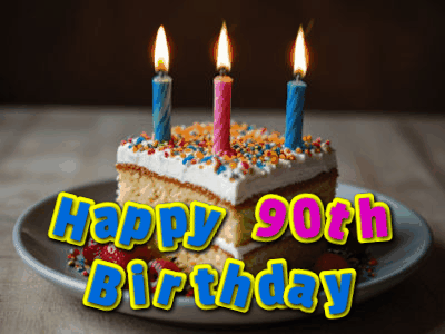 Happy 90th Birthday GIF 158