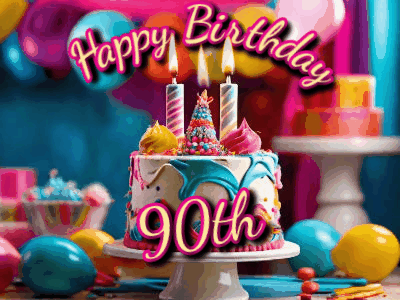 Happy 90th Birthday GIF 73