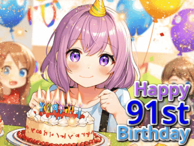 Happy 91st Birthday GIF 156