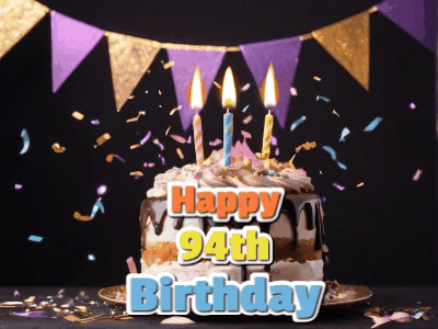 Happy 94th Birthday GIF 78