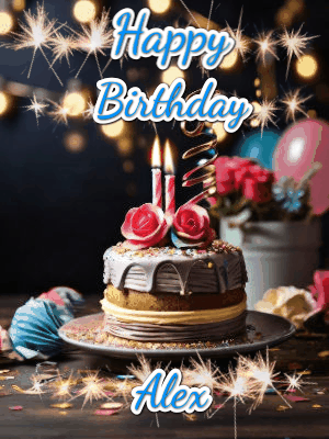 Happy Birthday Alex GIF 56