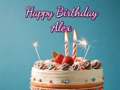 Happy Birthday Alex GIF 72