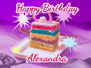 Happy Birthday Alexandra GIFs