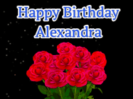 Happy Birthday Alexandra GIFs