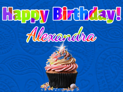 Happy Birthday Alexandra GIF 139