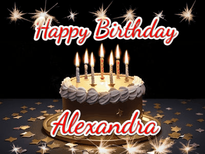 Happy Birthday Alexandra GIF 41