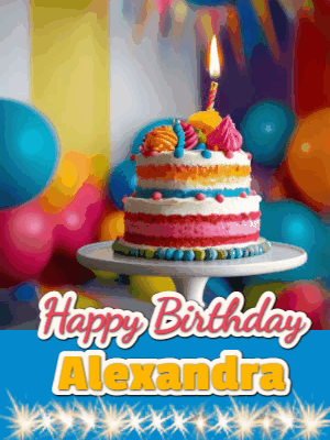 Happy Birthday Alexandra GIF 52