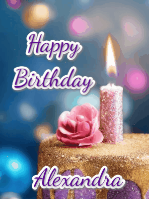 Happy Birthday Alexandra GIF 80