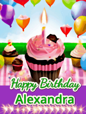 Happy Birthday Alexandra GIF 86