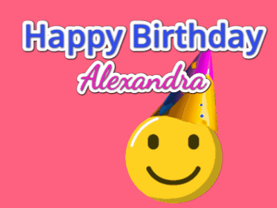 Happy Birthday Alexandra GIF 97
