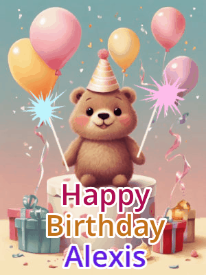 Happy Birthday Alexis GIF 104