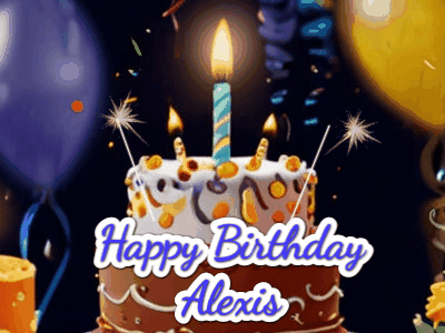 Happy Birthday Alexis GIF 139