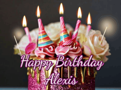 Happy Birthday Alexis GIF 160