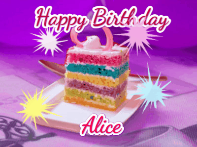Happy Birthday Alice GIF 135