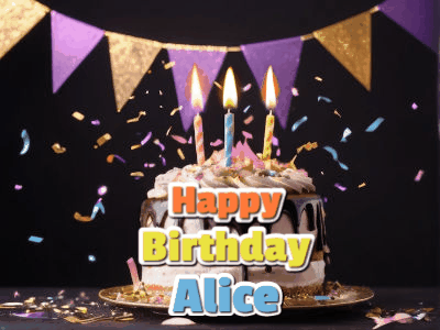 Happy Birthday Alice GIF 72