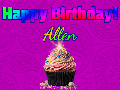 Happy Birthday Allen GIF 45