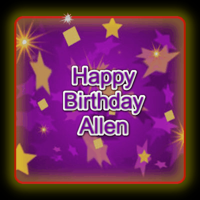Happy Birthday Allen GIF 85