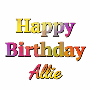 Happy Birthday Allie GIFs