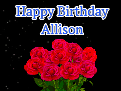 Happy Birthday Allison GIF 136