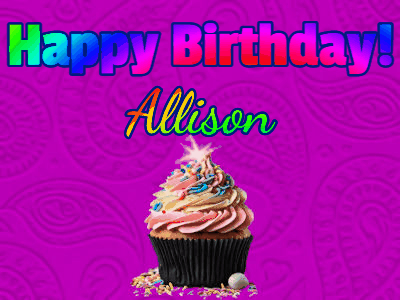 Happy Birthday Allison GIF 44