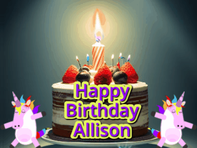 Happy Birthday Allison GIF 51
