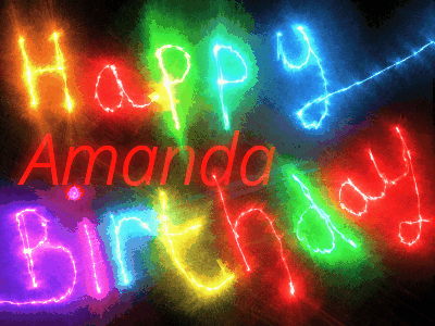 Happy Birthday Amanda GIF 122