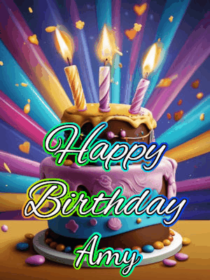 Happy Birthday Amy GIF 111