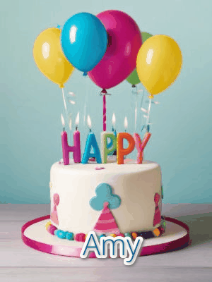 Happy Birthday Amy GIF 43