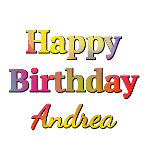 Happy Birthday Andrea GIF 155