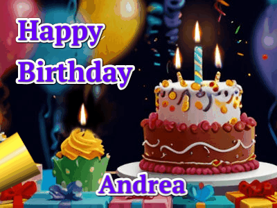 Happy Birthday Andrea GIF 91