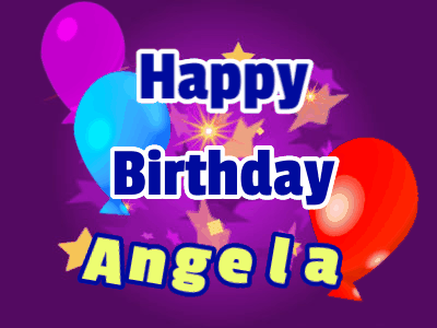 Happy Birthday Angela GIF 17