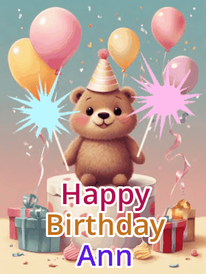 Happy Birthday Ann GIF 107