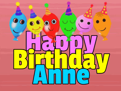 Happy Birthday Anne GIF 106