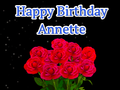 Happy Birthday Annette GIF 135