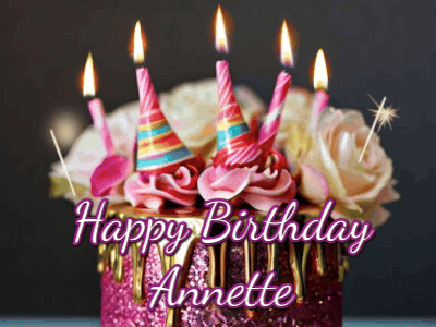 Happy Birthday Annette GIF 162