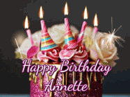 Happy Birthday Annette GIFs