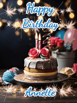 Happy Birthday Annette GIF 57