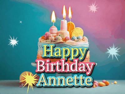 Happy Birthday Annette GIF 67