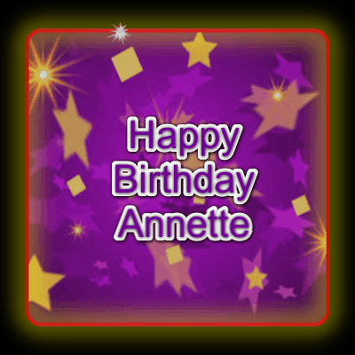 Happy Birthday Annette GIF 83