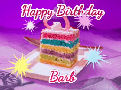 Happy Birthday Barb GIF 134
