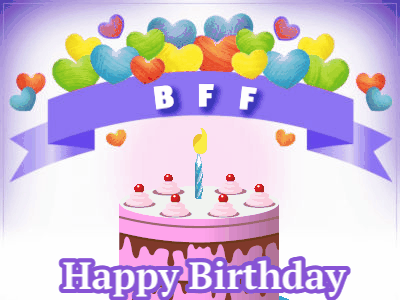 Happy Birthday Bff GIF 3
