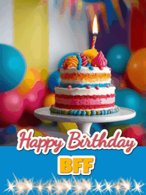 Happy Birthday Bff GIF 48
