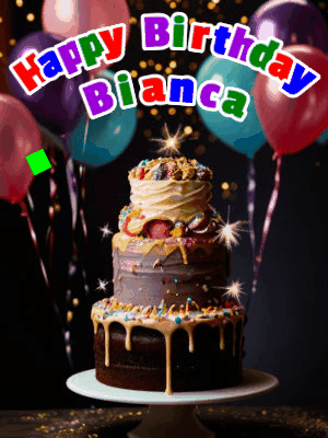 Happy Birthday Bianca GIF 28