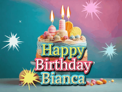 Happy Birthday Bianca GIF 68
