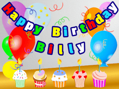 Happy Birthday Billy GIF 12